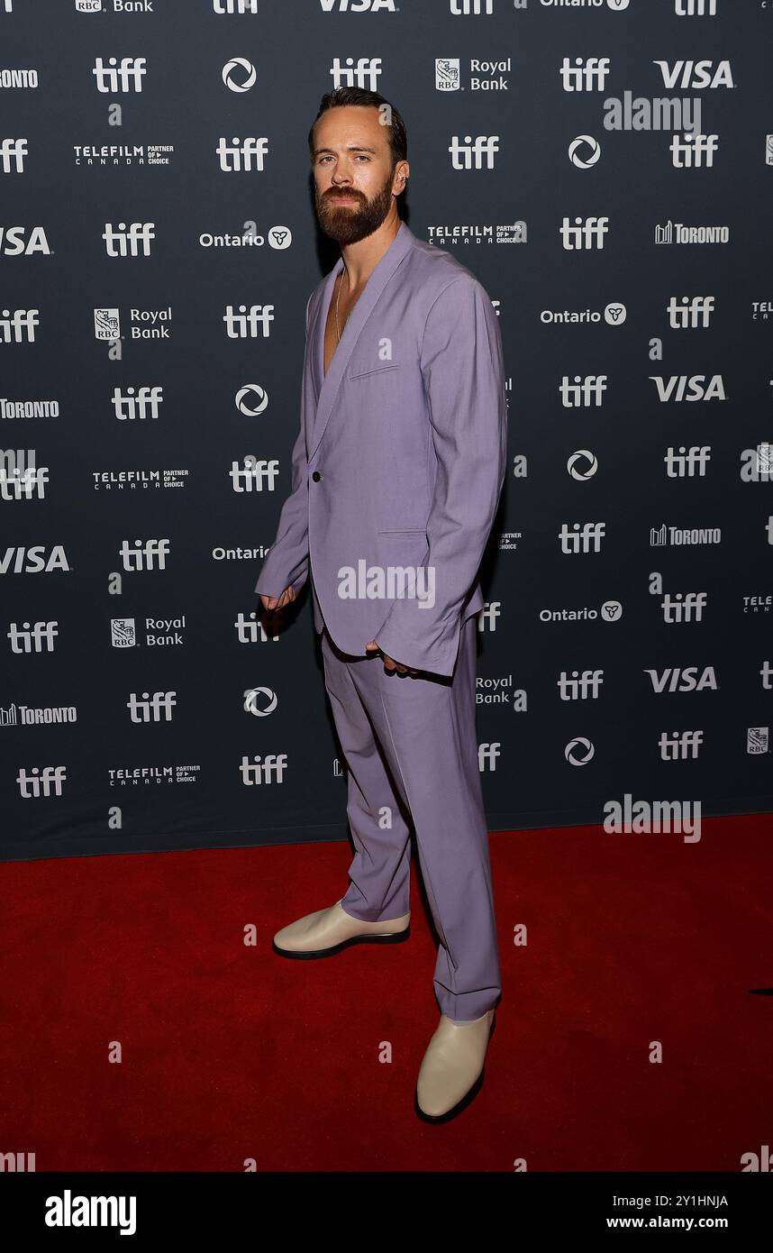 Joseph Munroe attends the premiere of "The Cut" during the 2024 Toronto ...