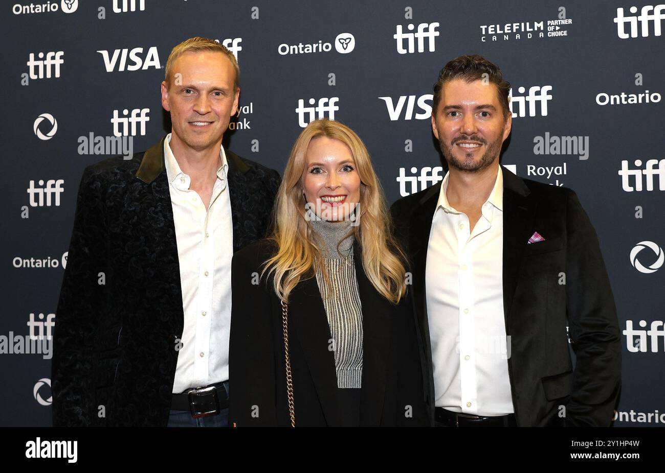 Anders Erden, Lauren Case, Blair Ward attend the premiere of "The Cut ...