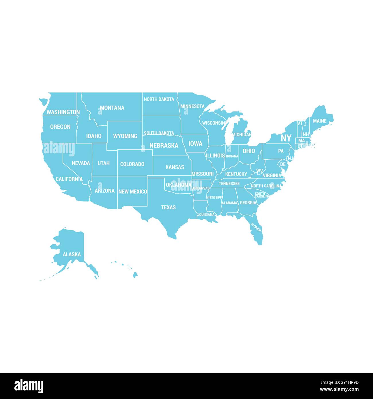 America provinces editable map Cut Out Stock Images & Pictures - Alamy