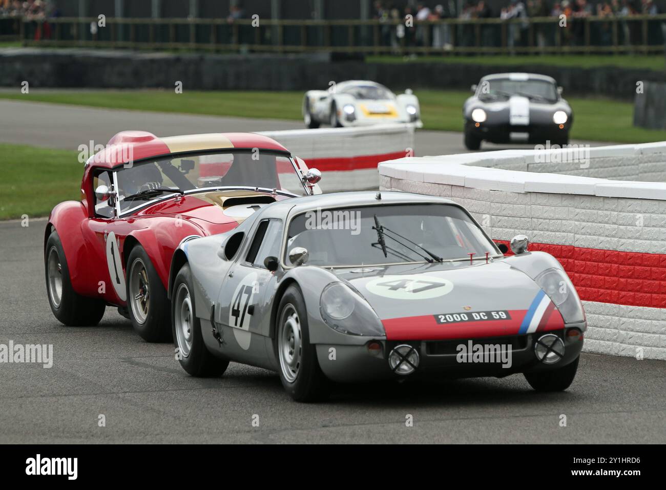 Goodwood, West Sussex, UK. 7th September 2024. Close racing at the ...