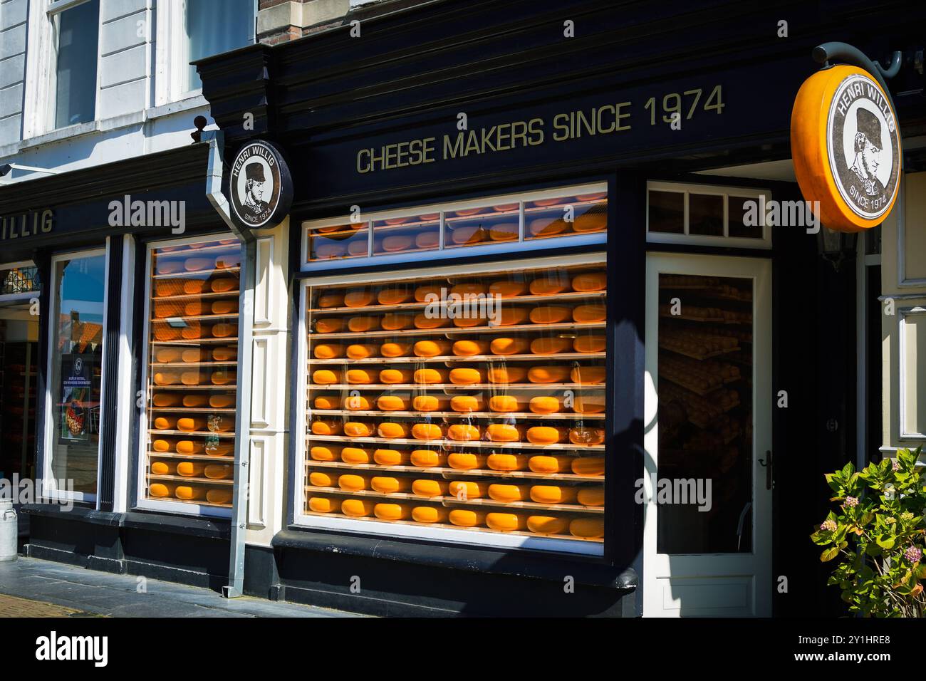 Delft, Netherlands, 19 June 2024 ; Traditional Dutch Gouda cheese in ...