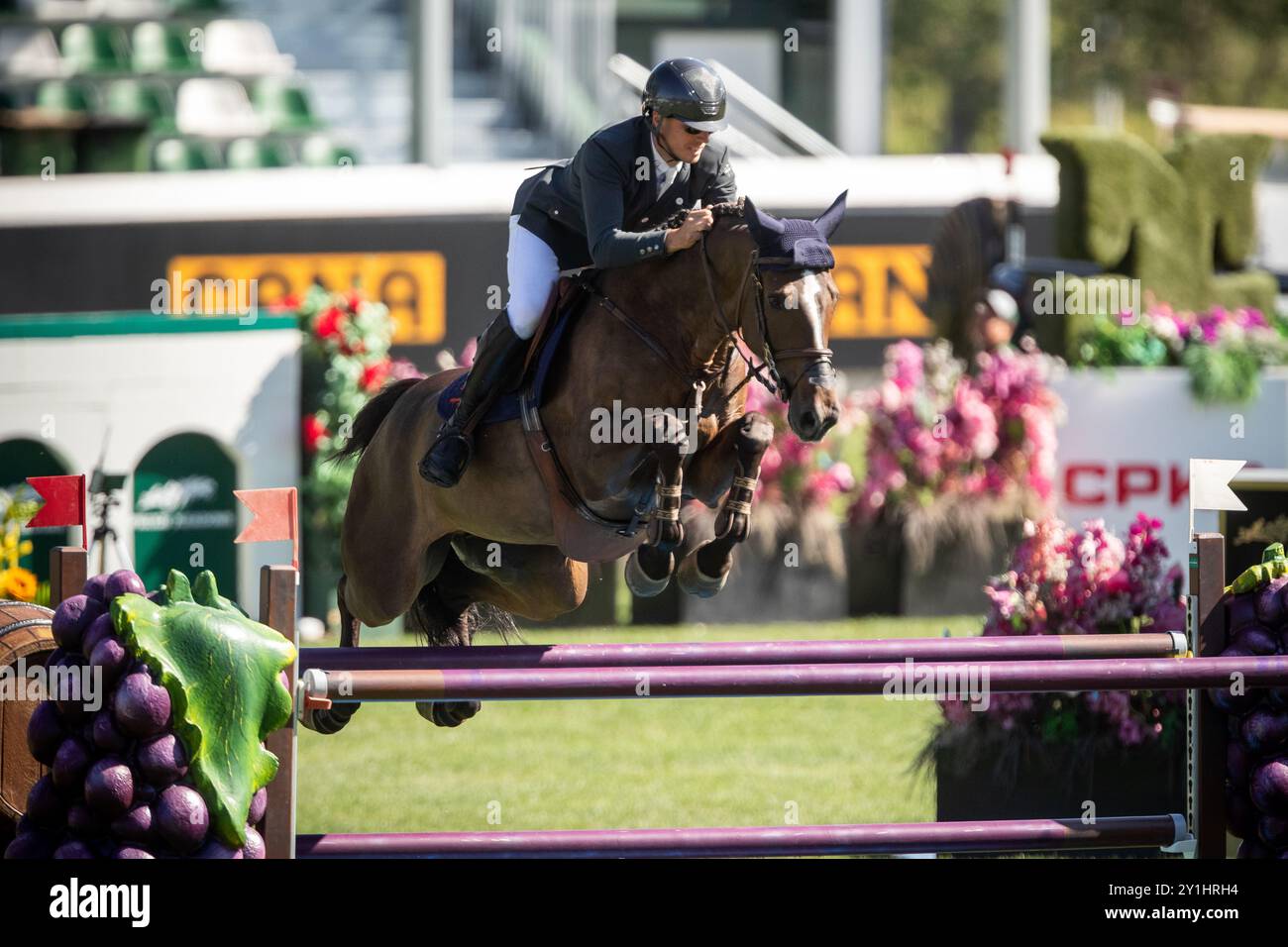 Calgary, Canada - Sept., 5, 2024. Kristaps Neretneiks of Latvia riding ...