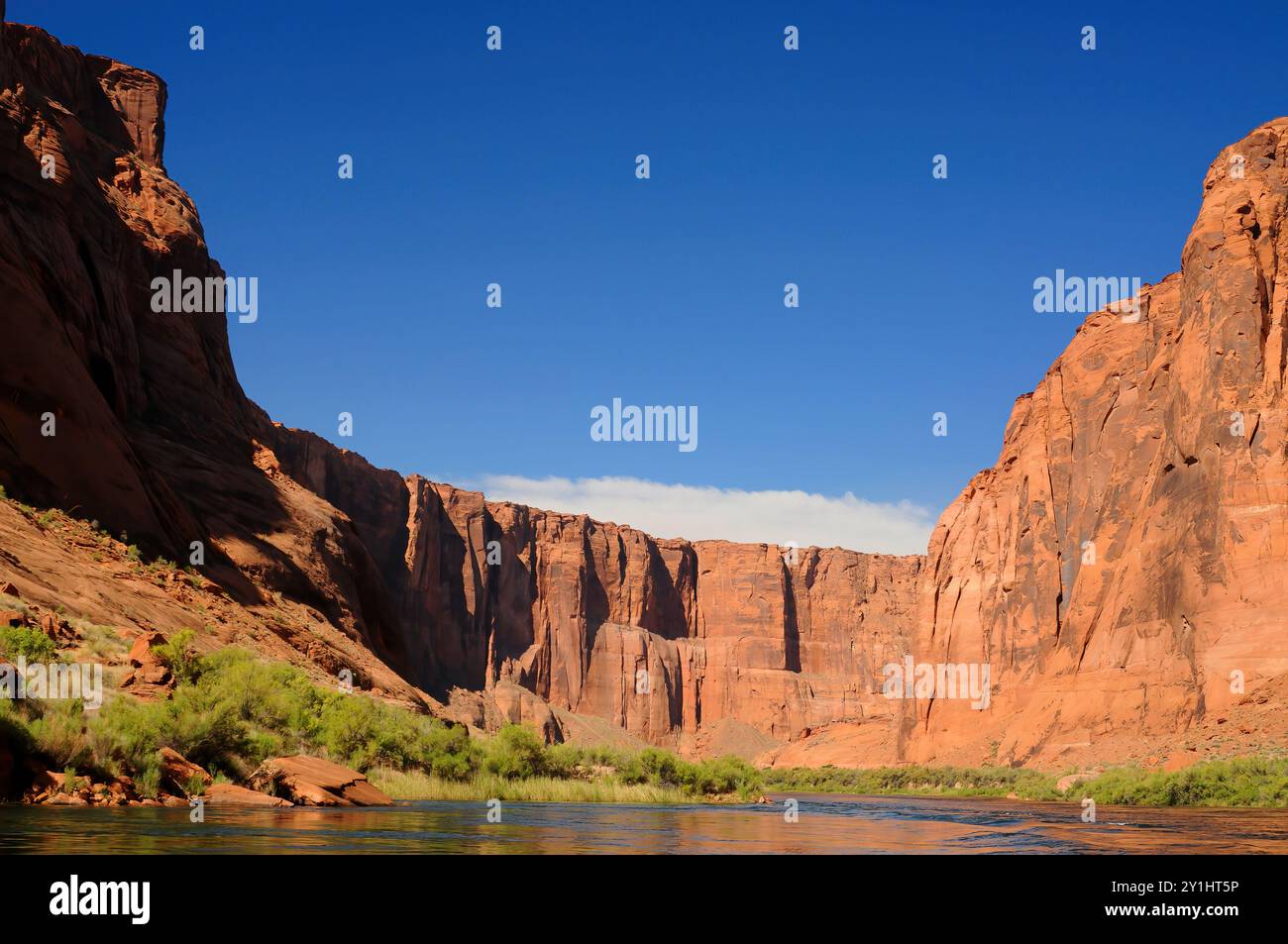 Colorado river and cliffs near Lee's Ferry Arizona Stock Photo - Alamy