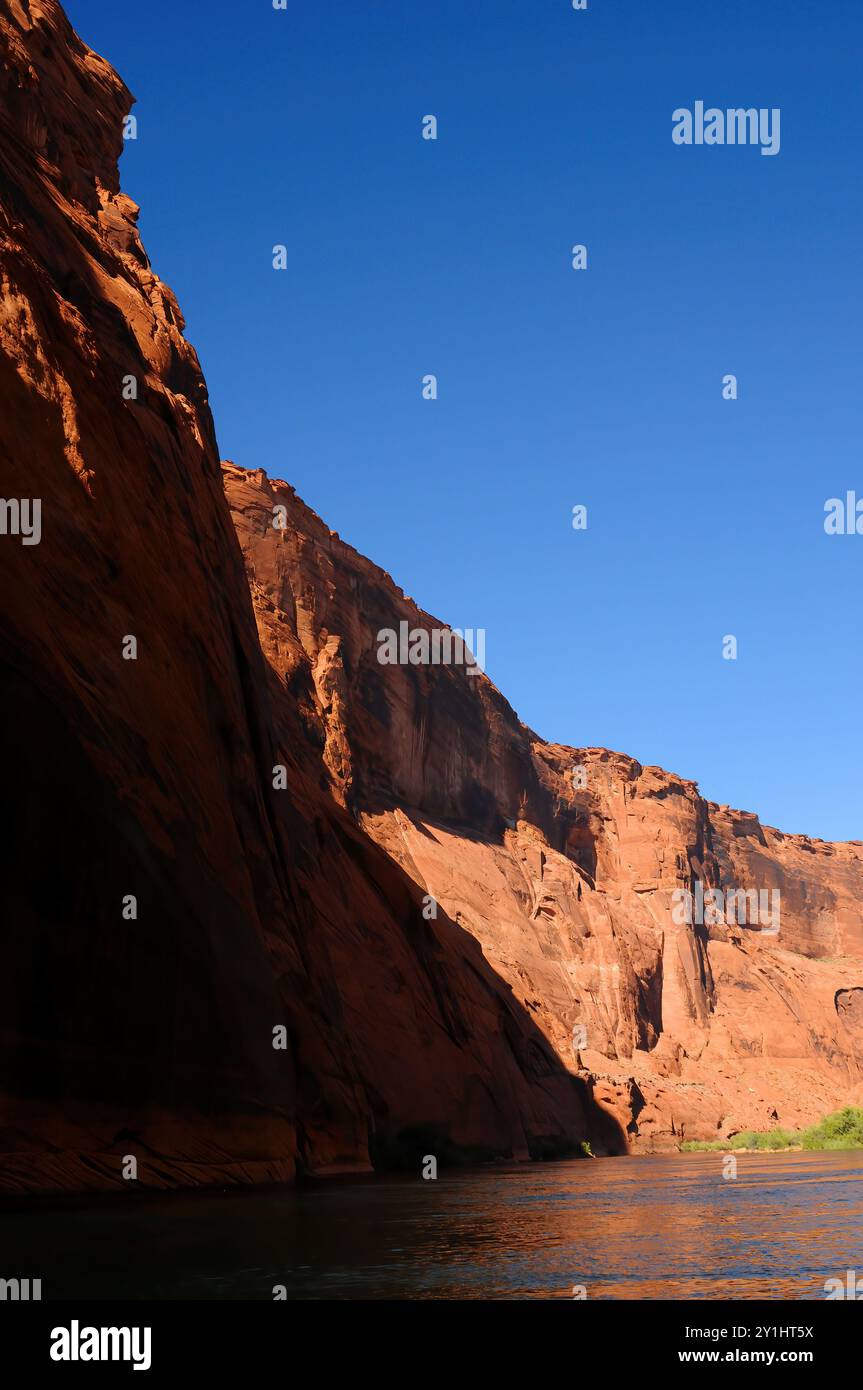 Colorado river and cliffs near Lee's Ferry Arizona Stock Photo - Alamy
