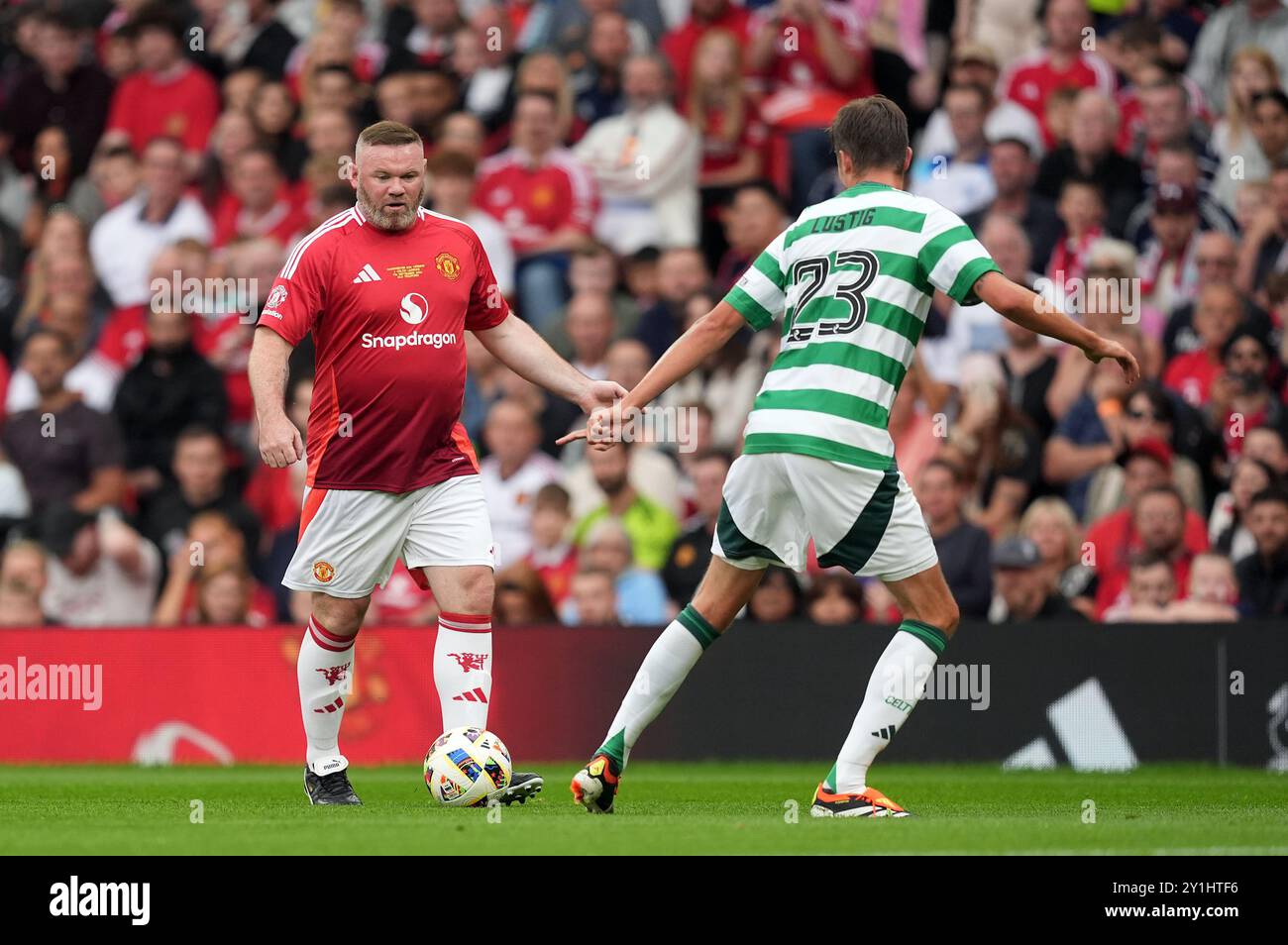 Manchester United Legends' Wayne Rooney during the Legends match at Old ...