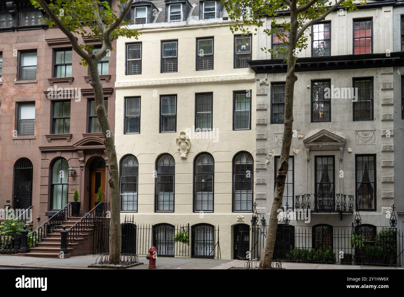E. 48th St. in turtle Bay features well preserved and cared for brown ...