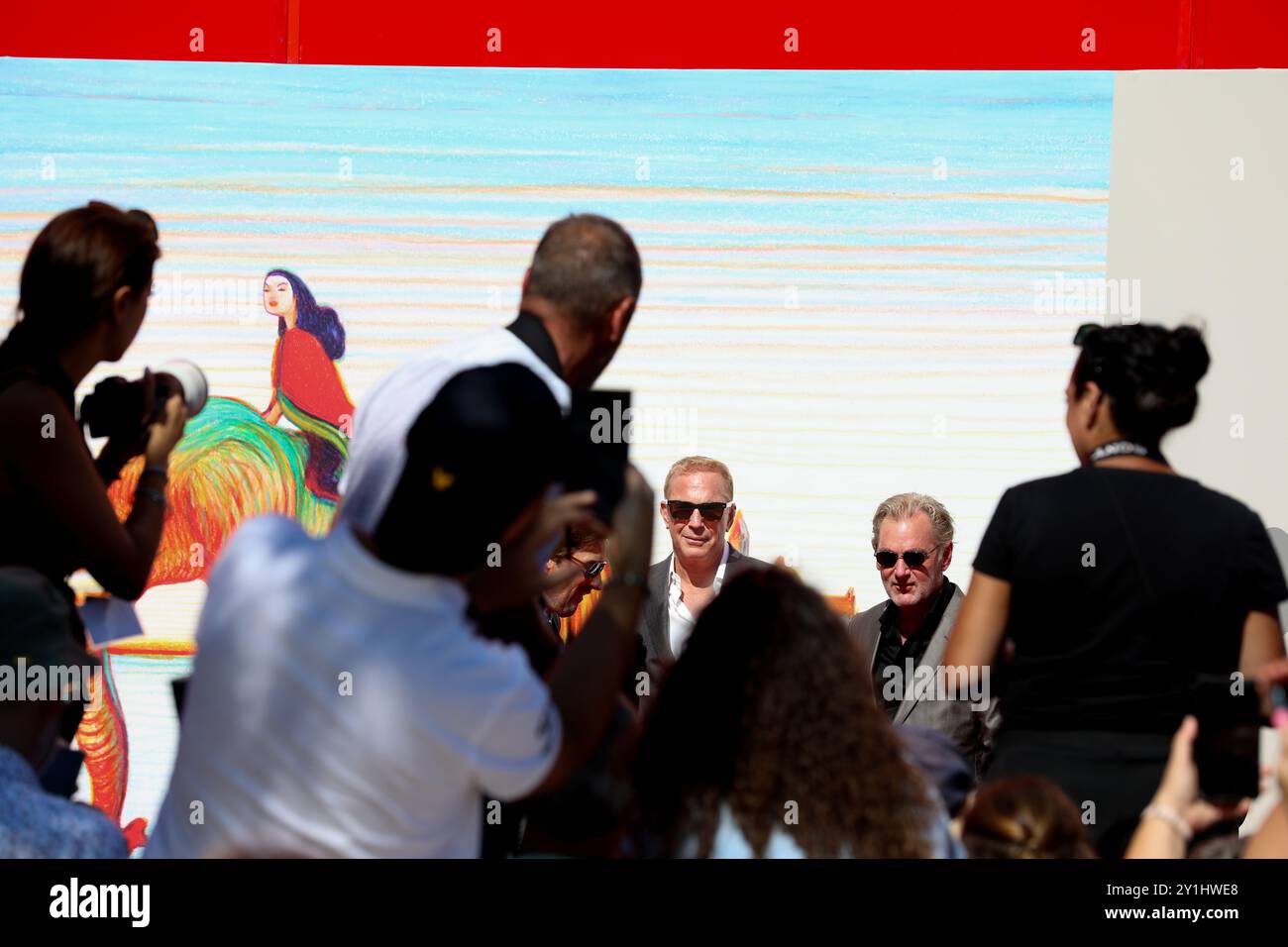 September 7, 2024, Lido Di Venezia, Veneto, Italy: KEVIN COSTNER on the ...