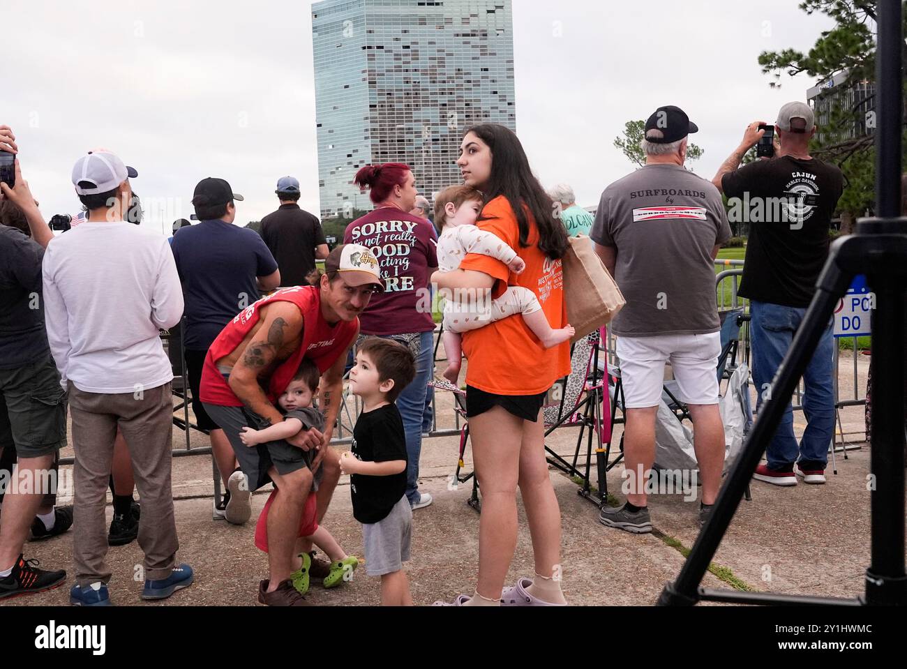 Tuff Gary, left, and Morgan LeBlanc with their children Hudson, Tuff ...