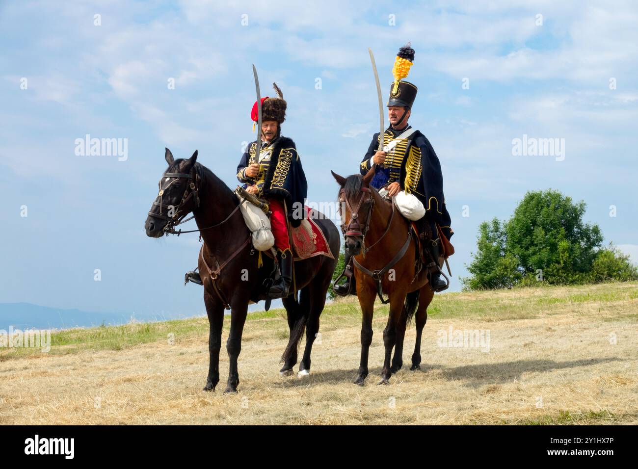 Two Riders in Dragoon Uniform, Dragoons Uniforms, Austria-Hungarian ...