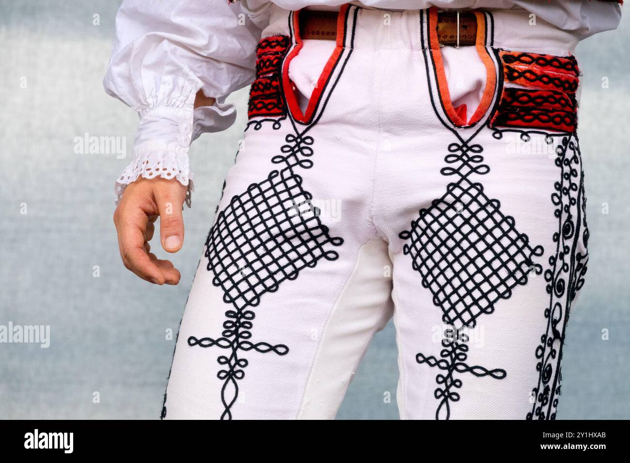Man Folk Costume Male Costumes, Folklore Pants detail Slovakia ...
