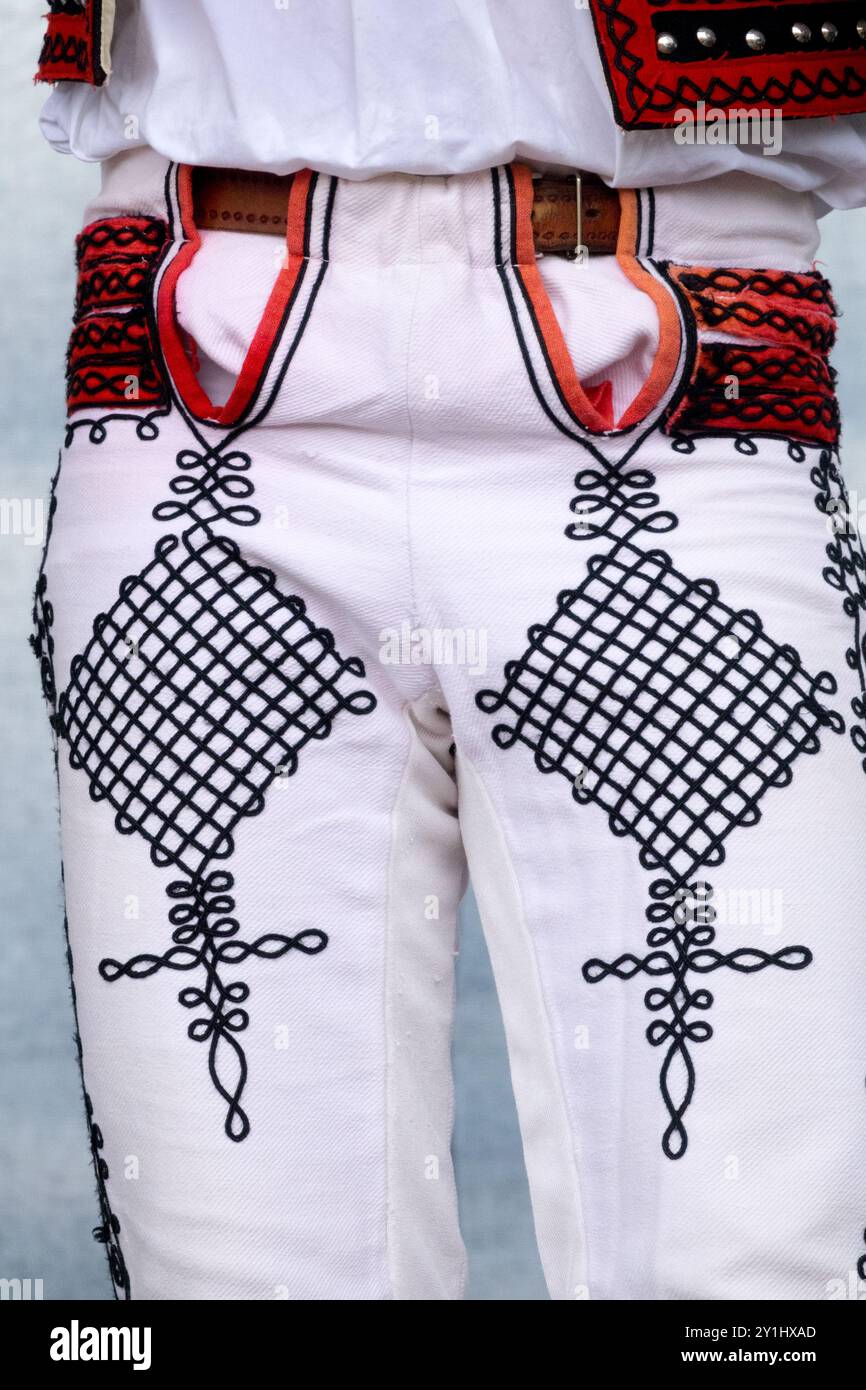Man Folk Costume Male Costumes, Folklore Pants detail Slovakia ...