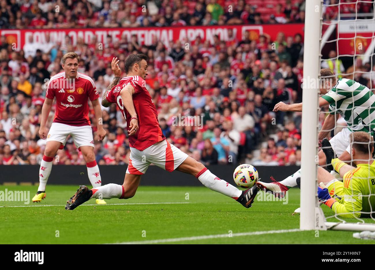 Manchester United Legends' Dimitar Berbatov during the Legends match at Old Trafford, Manchester ...