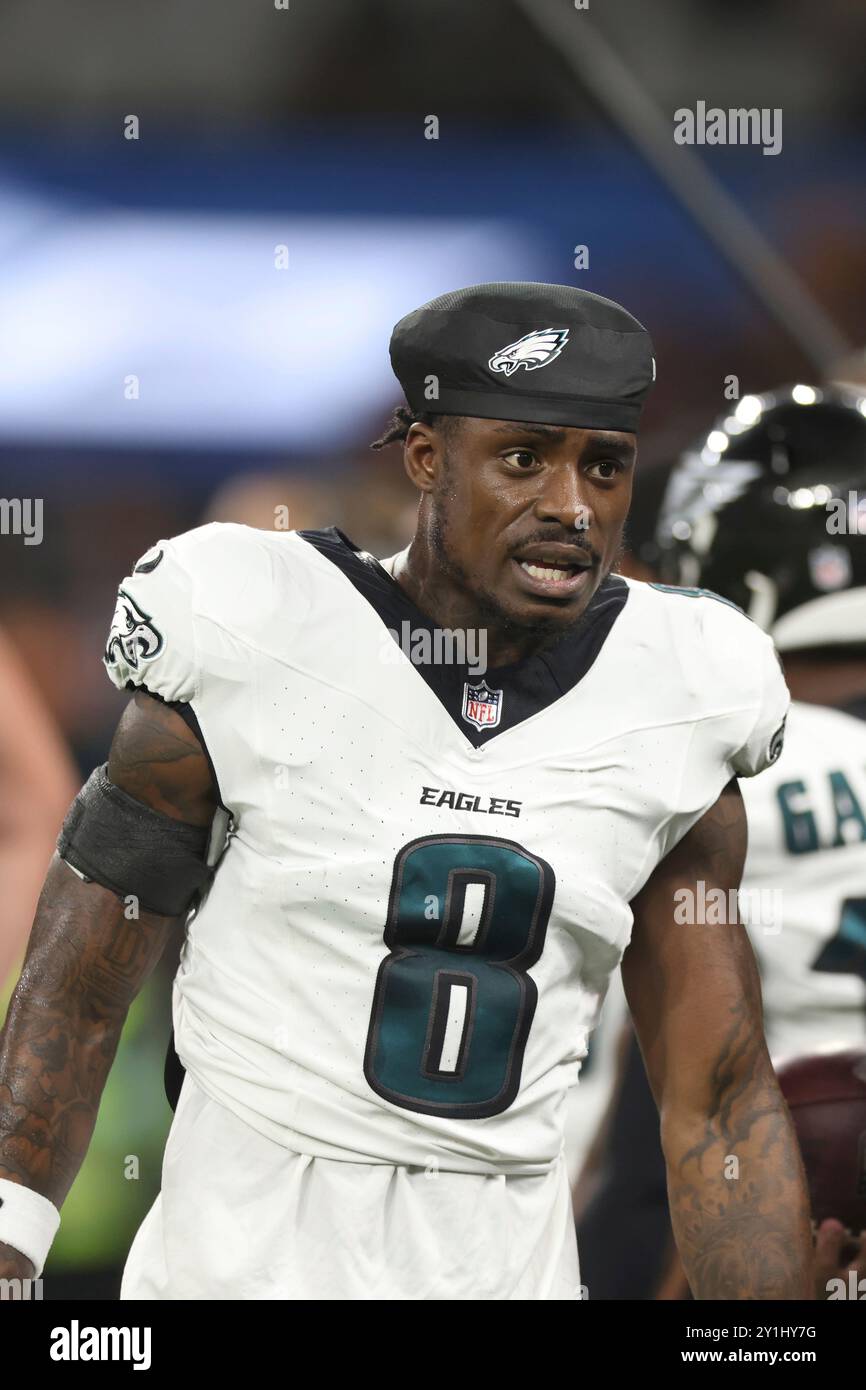 Philadelphia Eagles C.J. Gardner-Johnson (8) is seen before an NFL ...