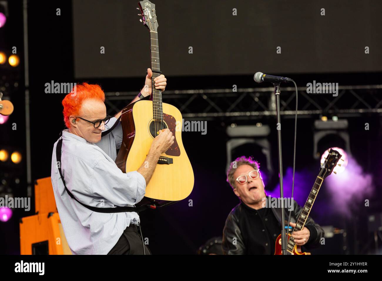 Fran Healy of Travis performs at 2024 BBC Radio 2 in the park, Preston ...