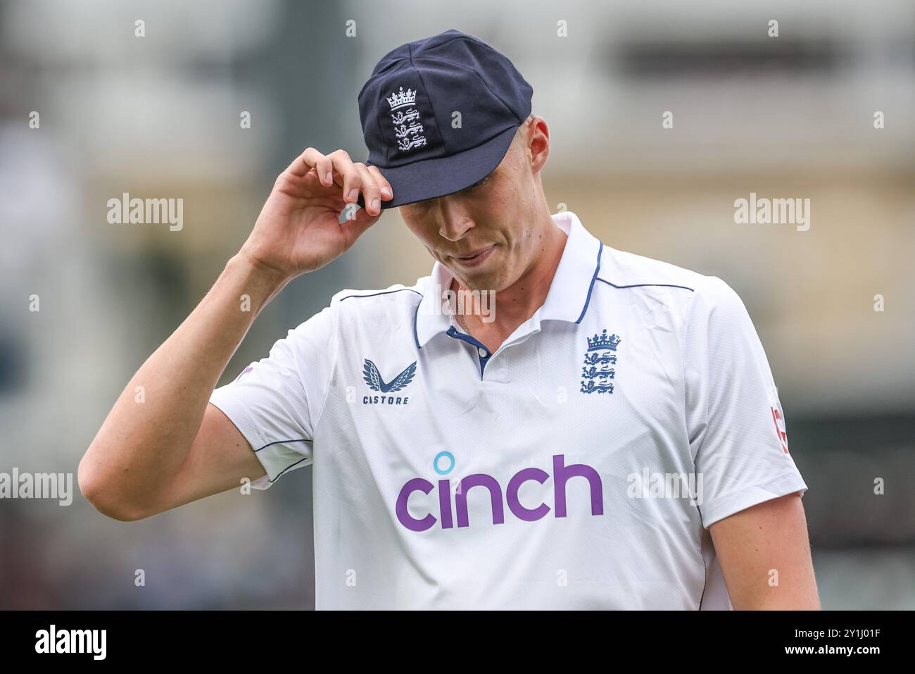 Josh Hull of England during the 3rd Rothesay Test Match Day Two England ...