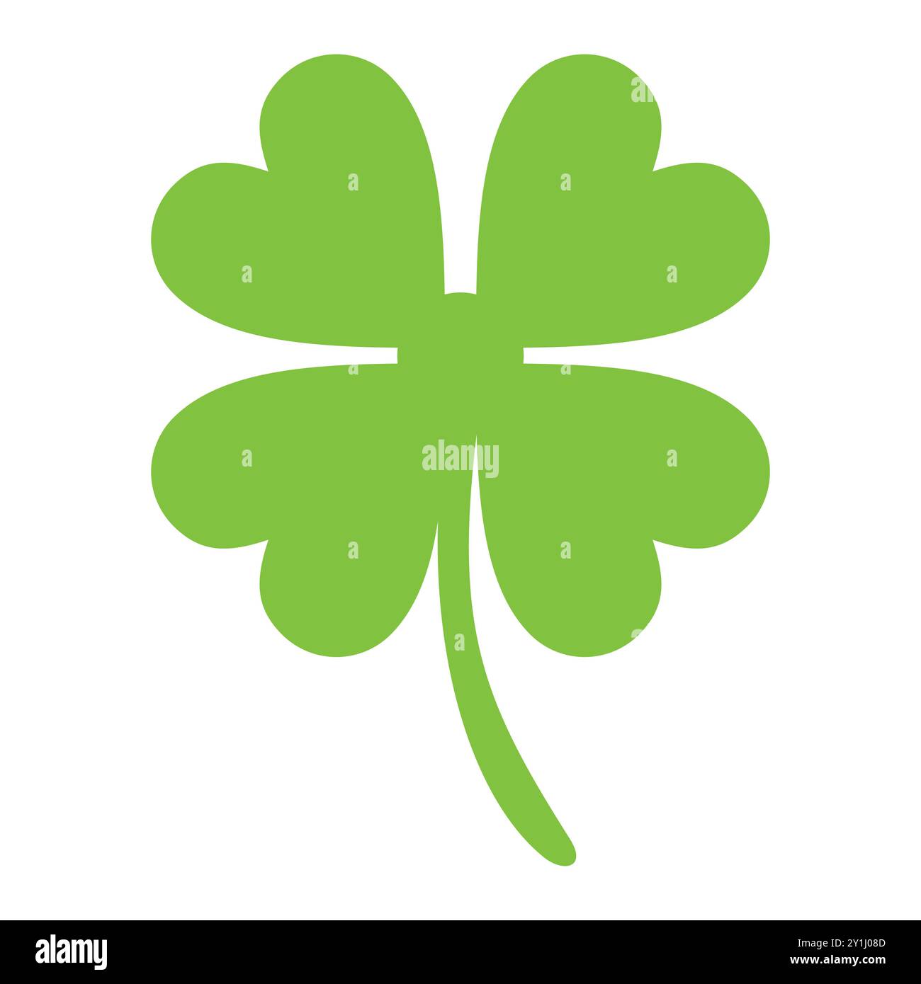 St Patrick's Day. Lucky Three leaf clover, Green leaf clover vector ...