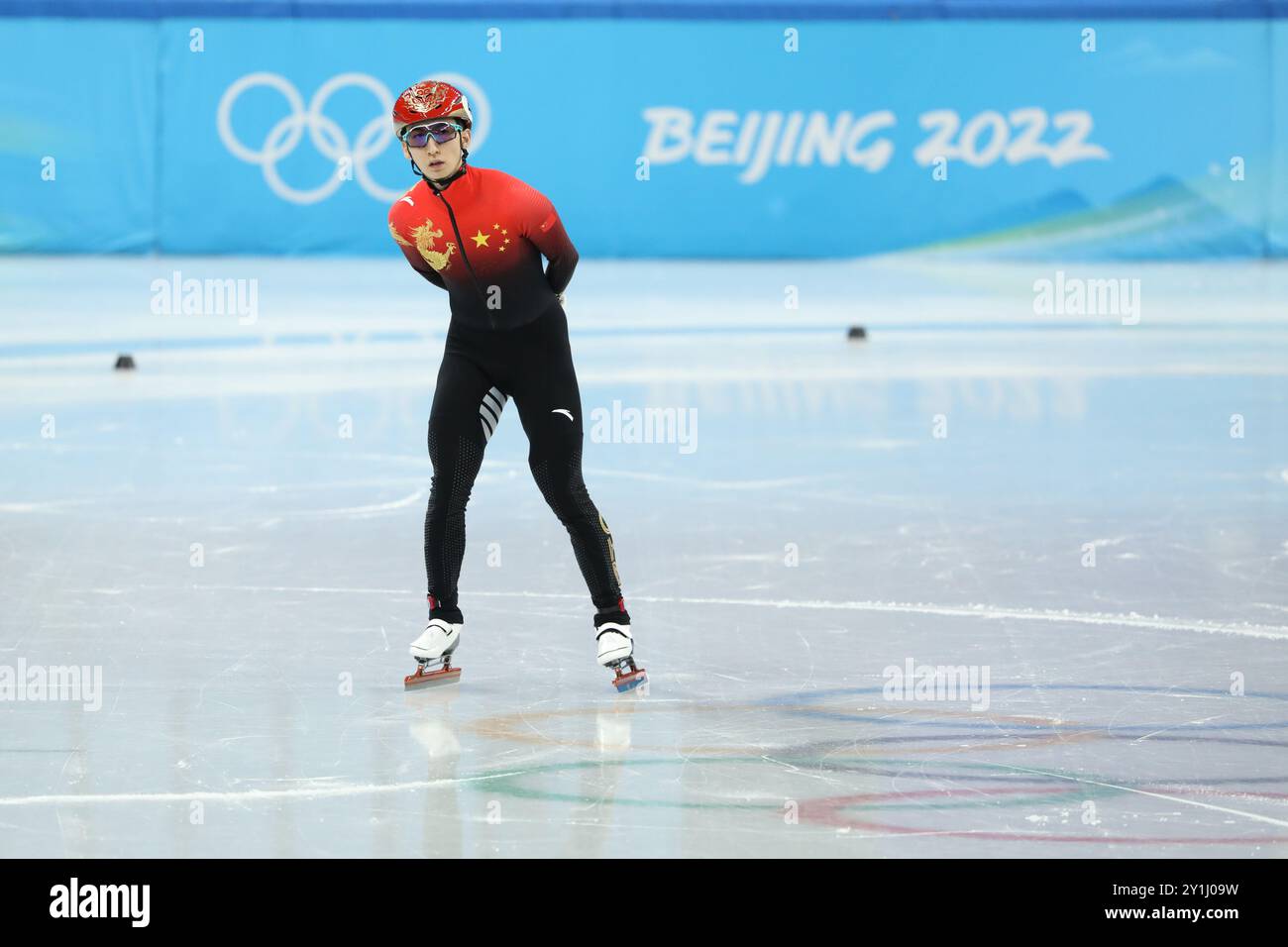 FEB 7, 2022 - Beijing, China: Wu Dajing of China competes in the Short ...