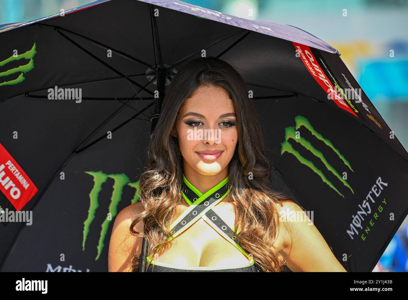 Umbrella girls at the Red Bull Grand Prix of San Marino and the Rimini ...