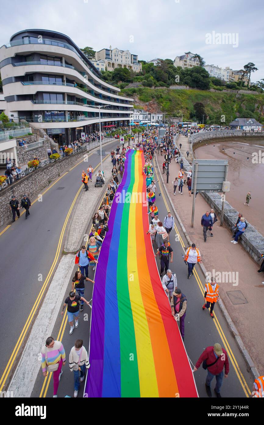 Torbay pride 2024 thomas faull hi-res stock photography and images - Alamy