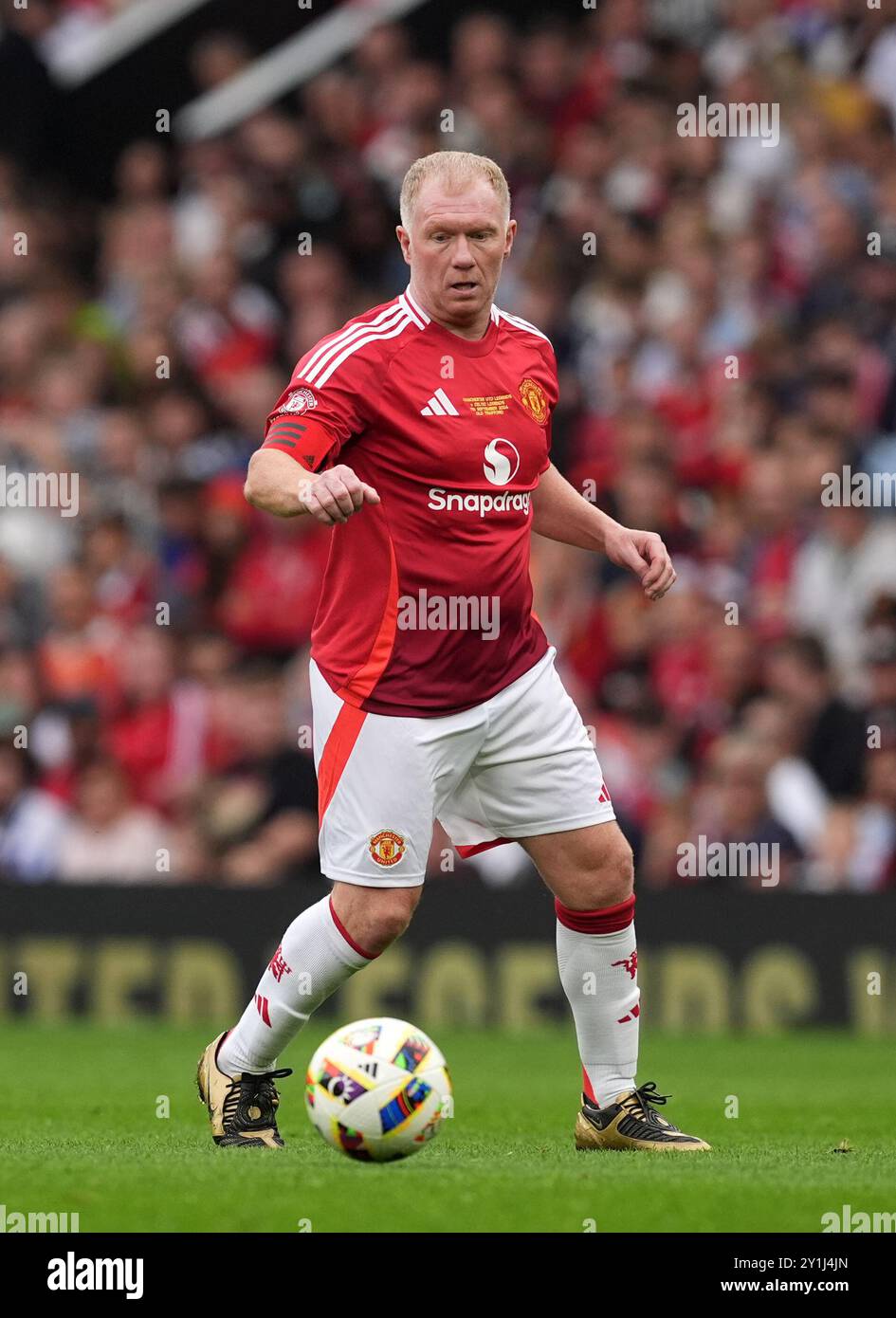 Manchester United Legends' Paul Scholes during the Legends match at Old ...