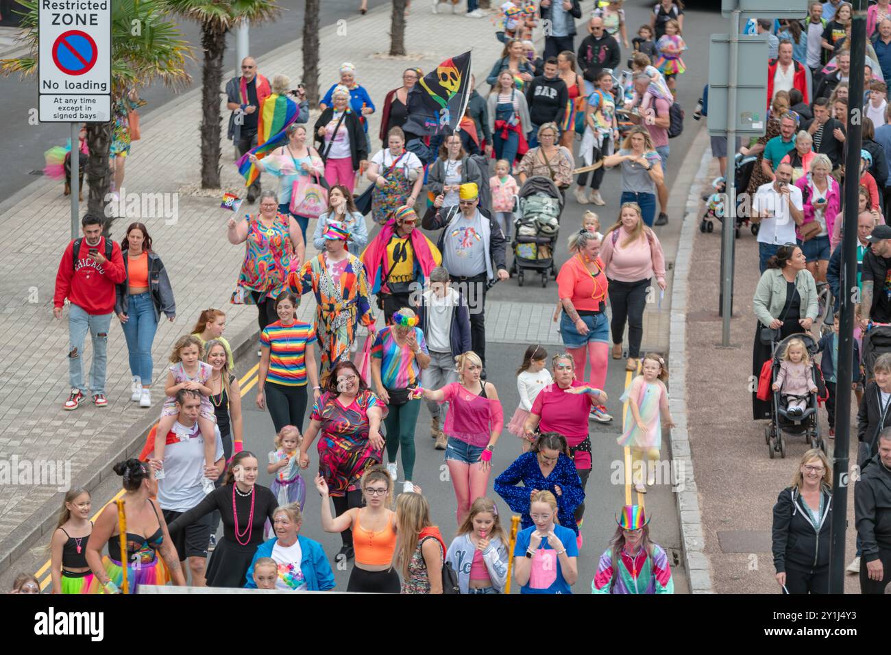 Torquay, UK. 7th Sep, 2024. It didn't rain on their parade at Torbay ...