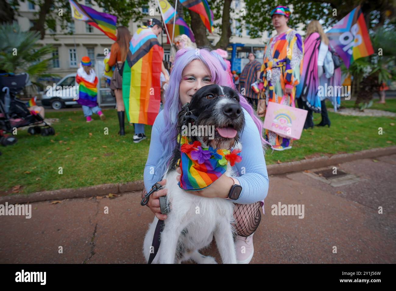Torquay, UK. 7 September 2024. It didn't rain on their parade at Torbay ...