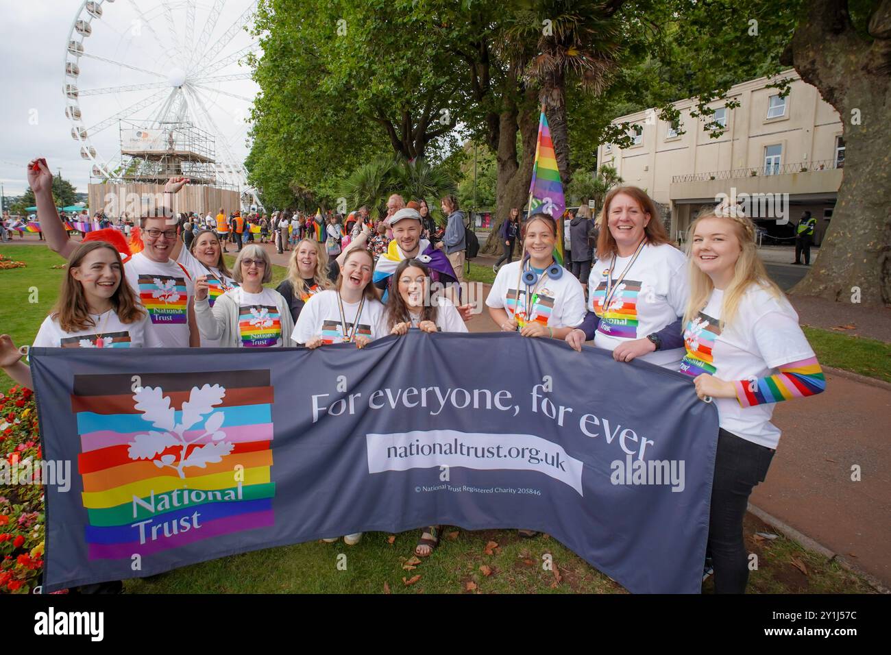 Torquay, UK. 7 September 2024. It didn't rain on their parade at Torbay ...