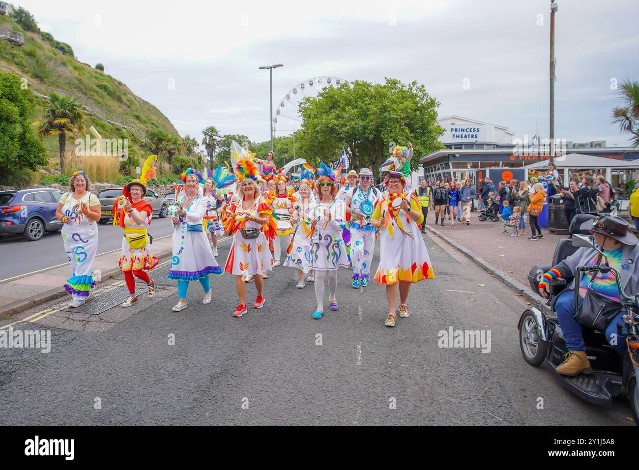 Torquay, UK. 7 September 2024. It didn't rain on their parade at Torbay ...