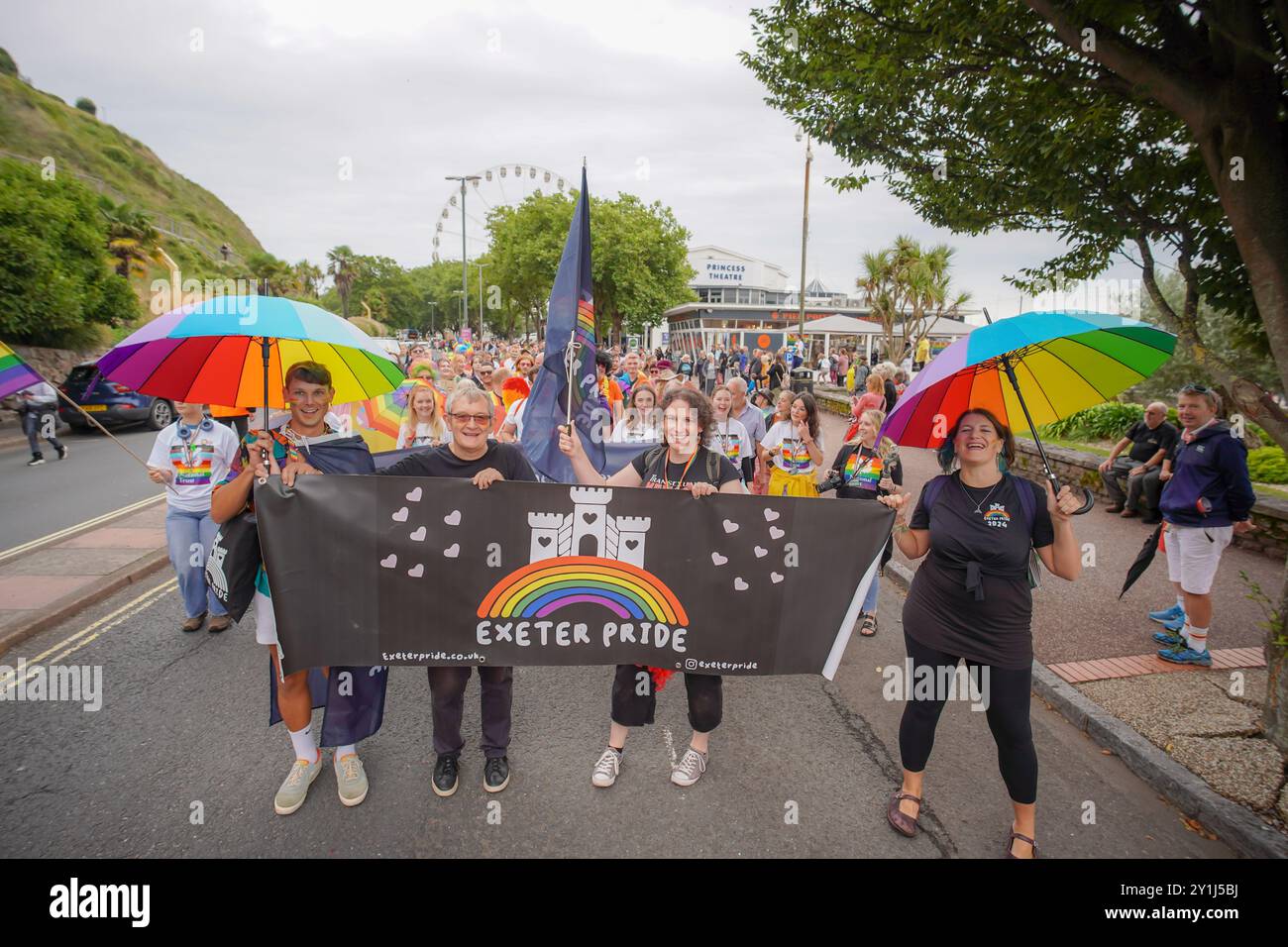 Torquay, UK. 7 September 2024. It didn't rain on their parade at Torbay ...
