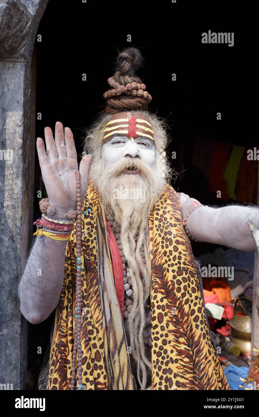 Sadhu portrait pashupatinath temple hi-res stock photography and images ...