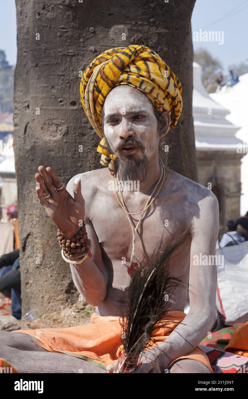 Sadhu portrait hi-res stock photography and images - Alamy