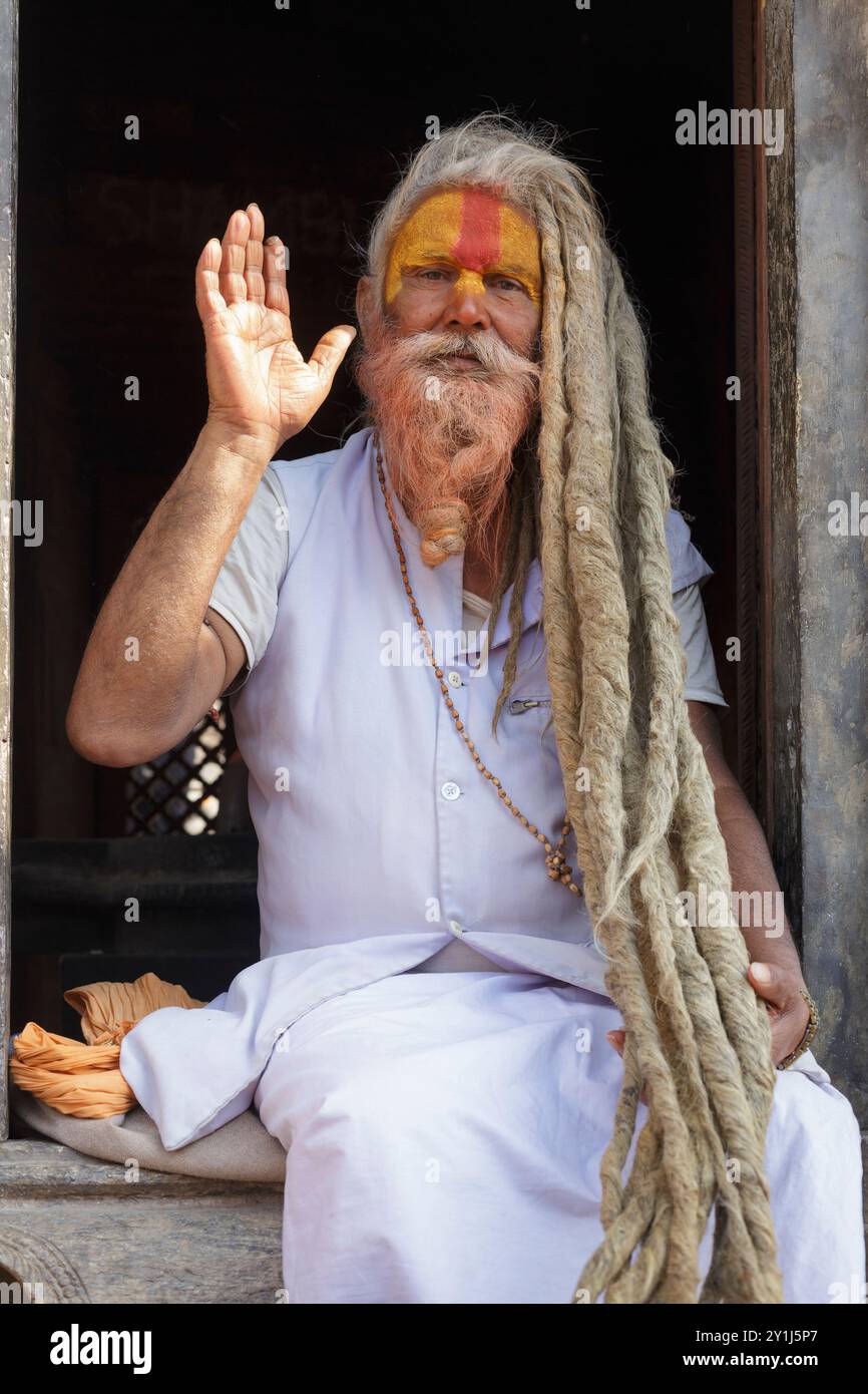 Sadhu portrait pashupatinath temple hi-res stock photography and images ...