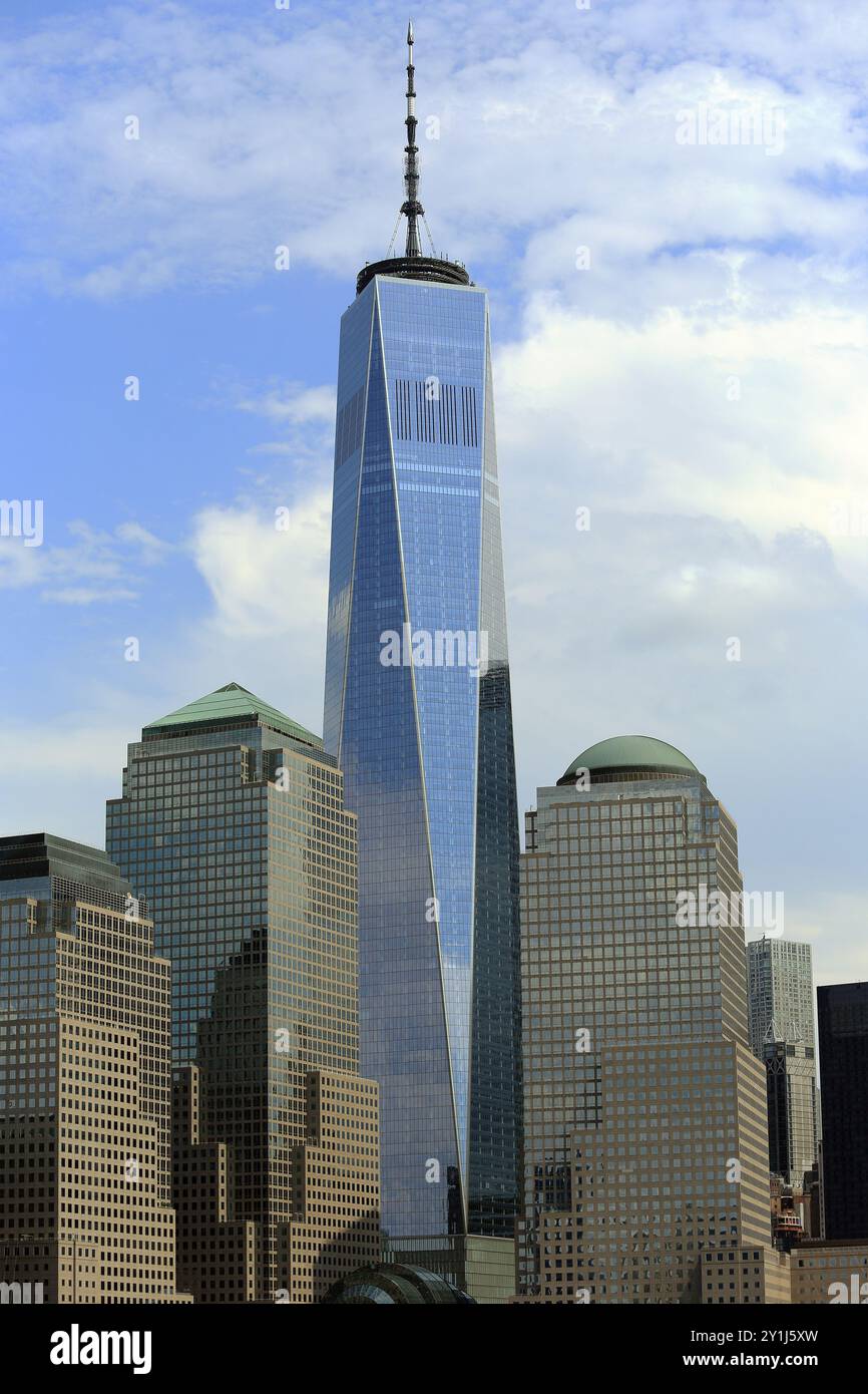1 World Trade Center, aka the Freedom Tower, lower Manhattan, New York ...