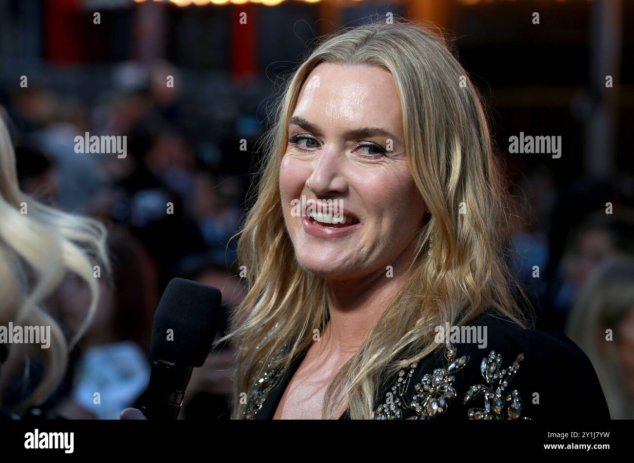 Kate Winslet attends the UK Premiere of "Lee" at the Odeon Luxe ...