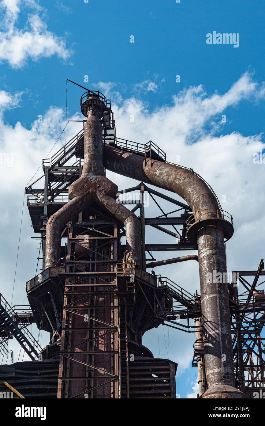 Closed Bethlehem Steel Mill, Bethlehem Pennsylvania USA Stock Photo - Alamy