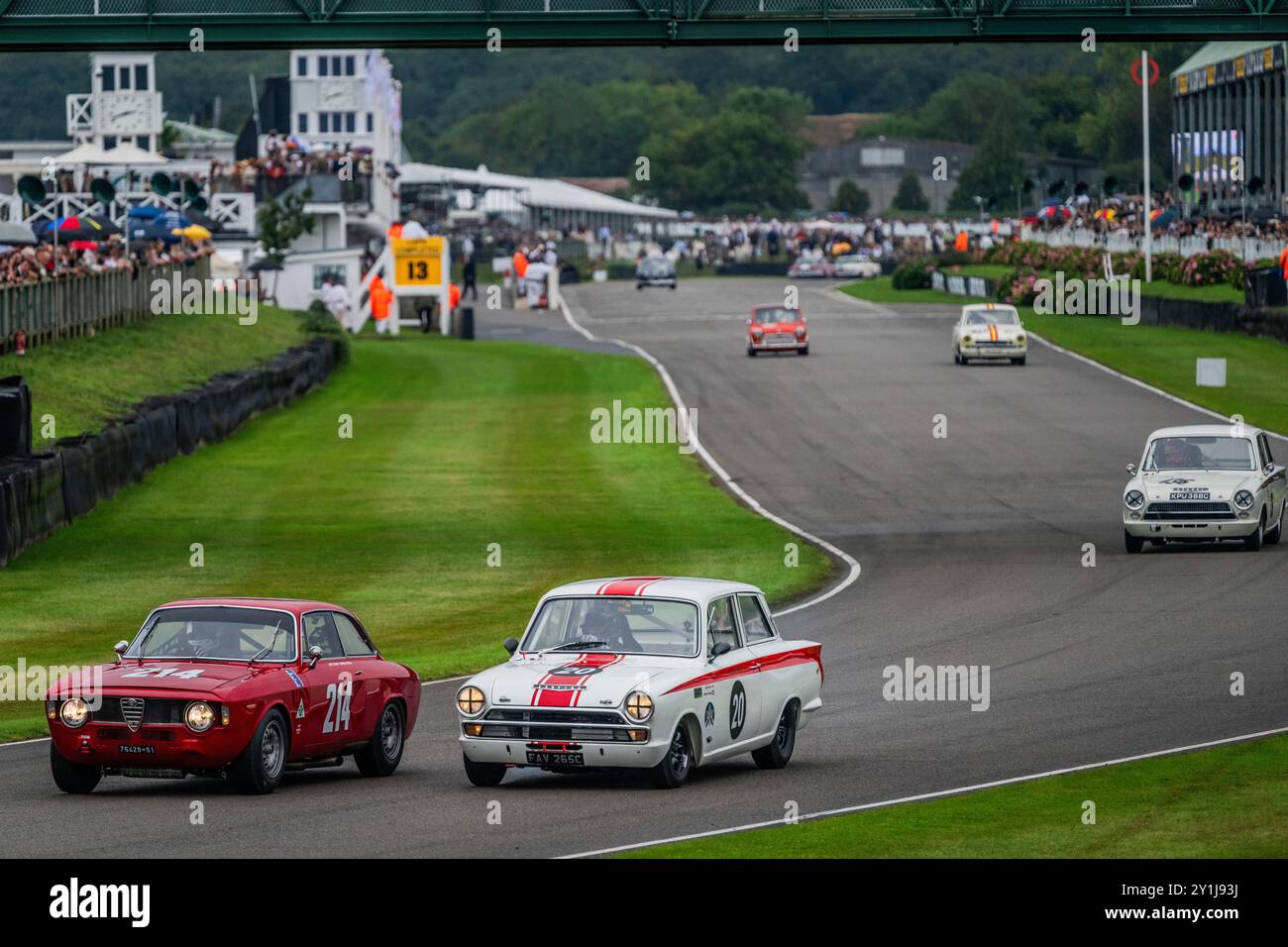 Goodwood, UK. 7th Sep, 2024. The St Mary's Trophy race for saloon cars ...