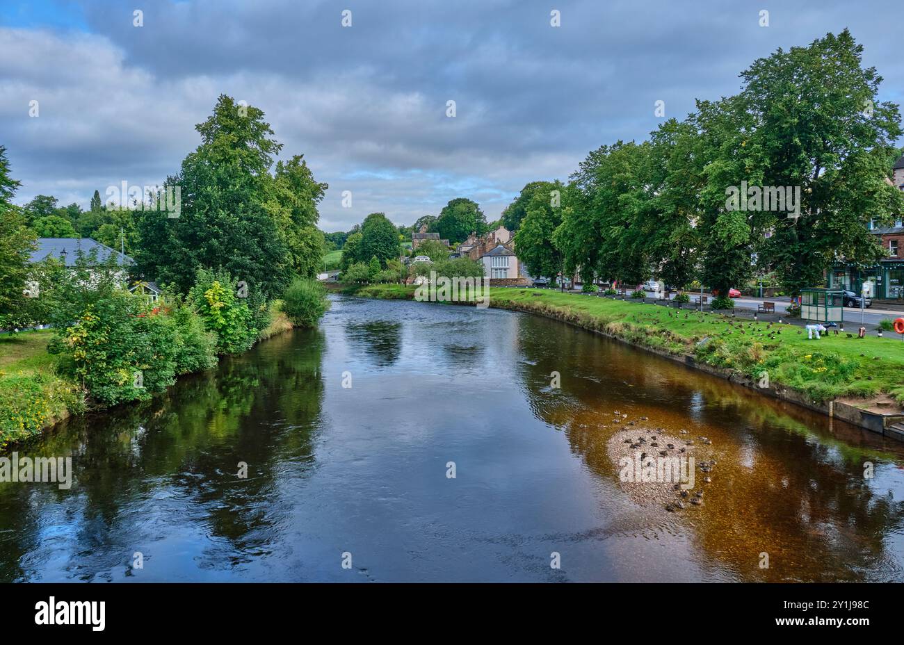 The River Eden at Appleby-in-Westmorland, Cumbria Stock Photo - Alamy