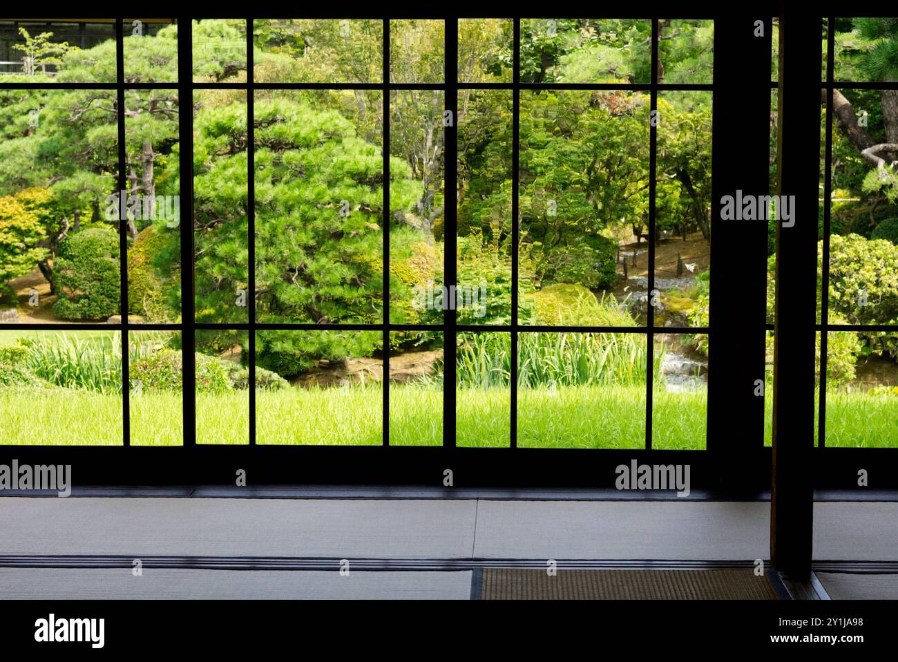 Window of a ryokan in Japan Stock Photo - Alamy