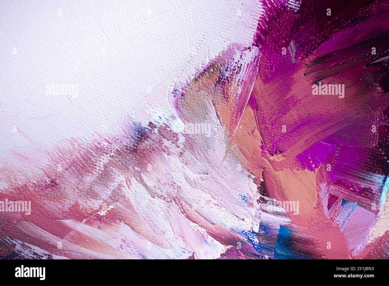 Dynamic brush strokes in shades of pink hi-res stock photography and ...