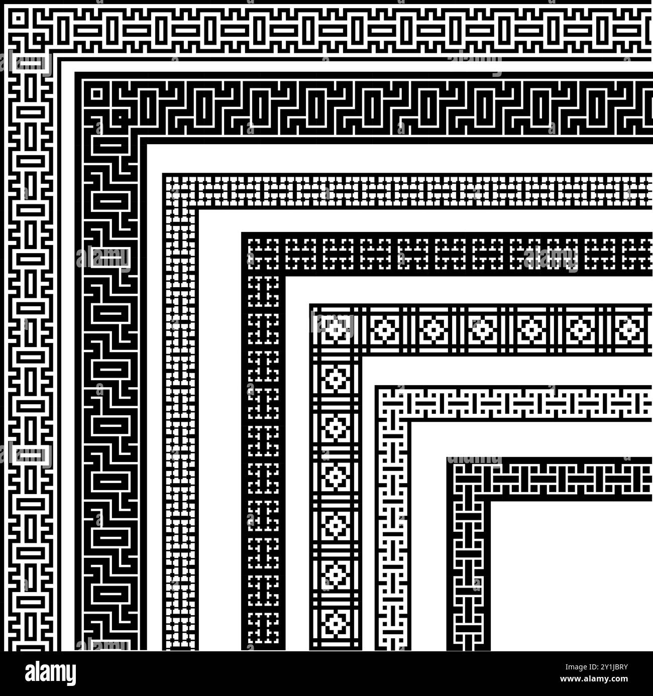 Islamic pattern border hi-res stock photography and images - Alamy