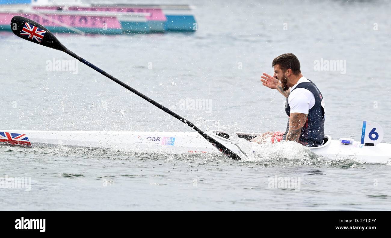 Paris, France. 07th Sep, 2024. Para Canoe. Paris 2024 Paralympics ...