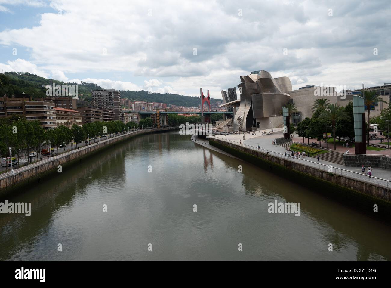 BILBAO, BISCAY/SPAIN - JULY 04 2023: View of the Guggenheim museum in ...