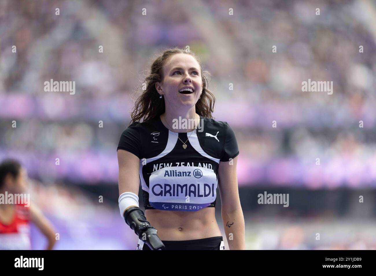 Paris, France. 07th Sep, 2024. Anna Grimaldi of New Zealand competes in ...