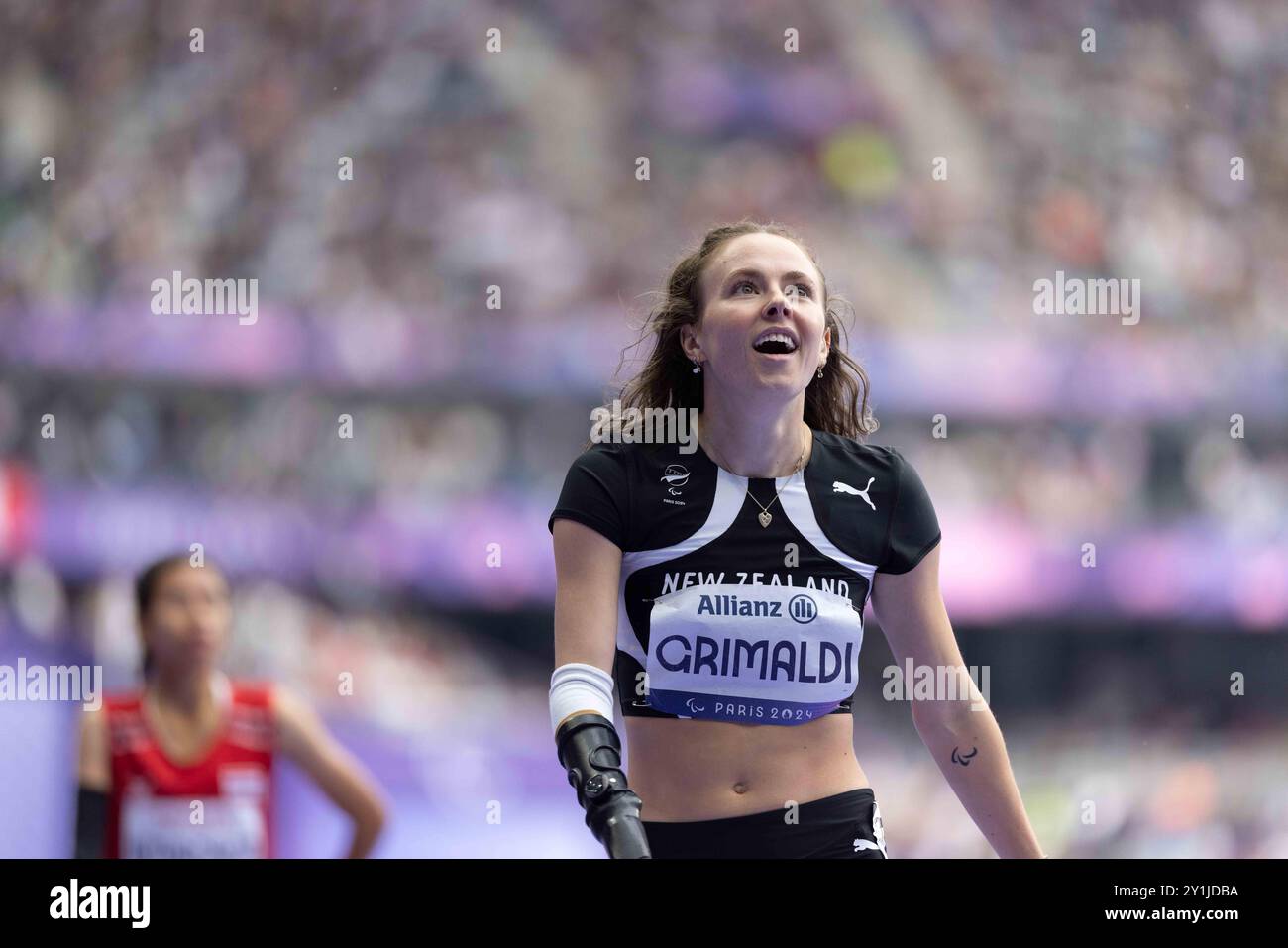 Paris, France. 07th Sep, 2024. Anna Grimaldi of New Zealand competes in ...