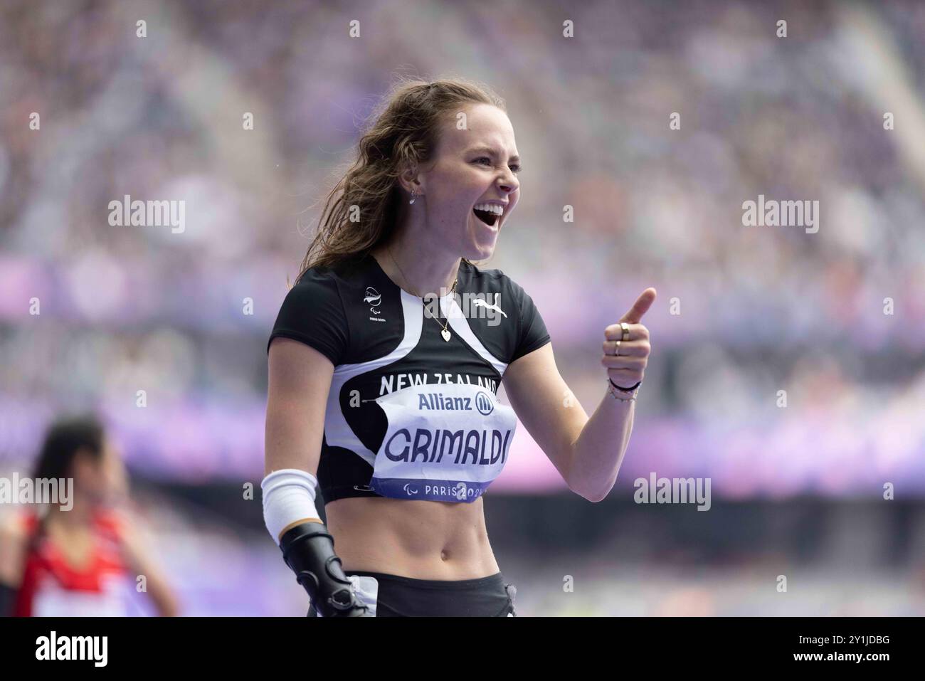 Paris, France. 07th Sep, 2024. Anna Grimaldi of New Zealand competes in ...