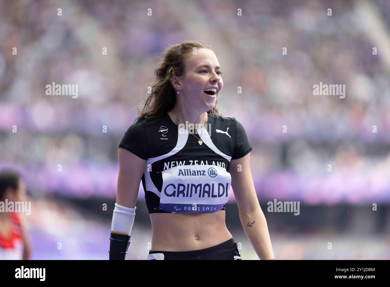 Paris, France. 07th Sep, 2024. Anna Grimaldi of New Zealand competes in ...