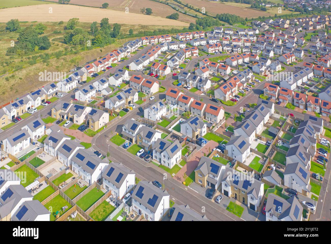 New housing development at Dargavel in Bishopton Stock Photo - Alamy