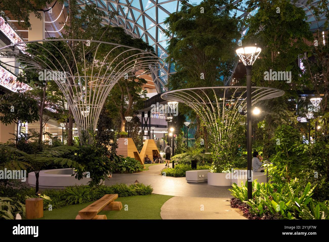 The Orchard, Doha Airport’s Indoor Tropical Garden at Doha Qatar ...