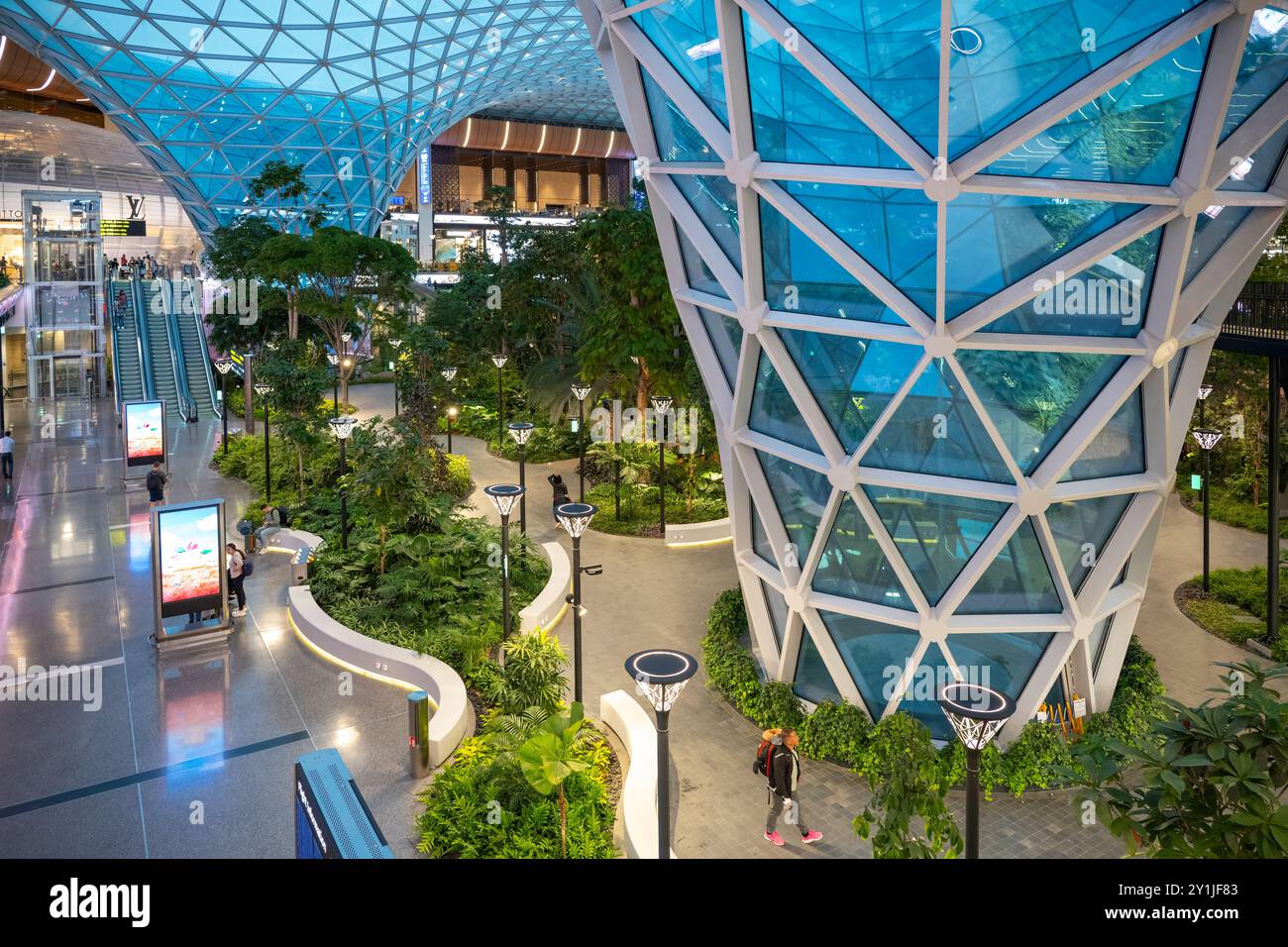 The Orchard, Doha Airport’s Indoor Tropical Garden at Doha Qatar ...