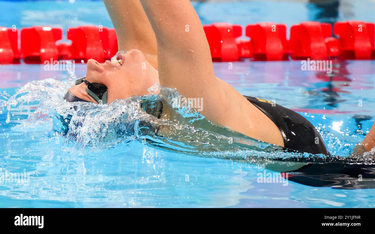 Paris, France. 07th Sep, 2024. Paralympics, Paris 2024, Swimming, Paris ...